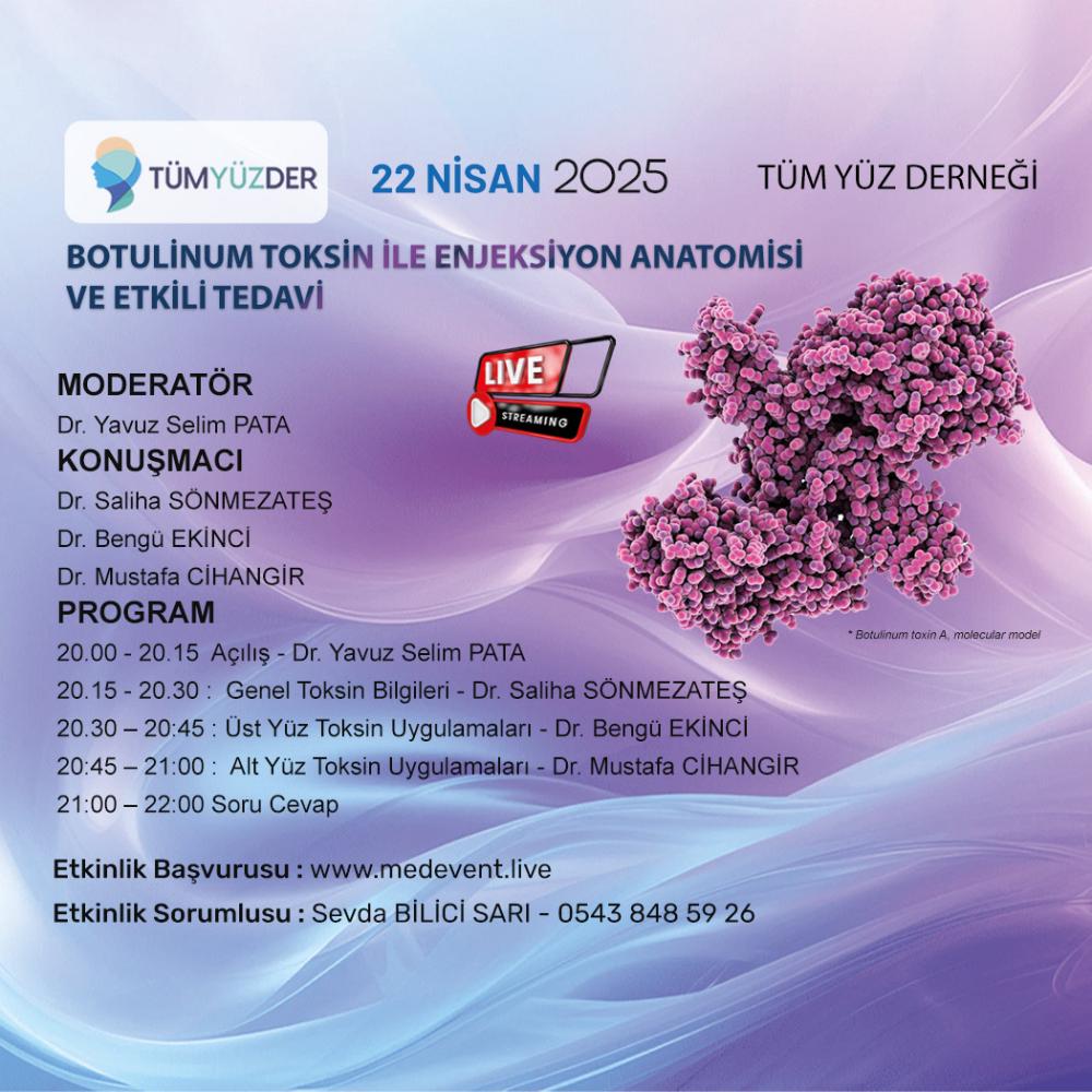 TÜM YÜZ DERNEĞİ / Botulinum Toksin ile Enjeksiyon Anatomisi ve Etkili ...